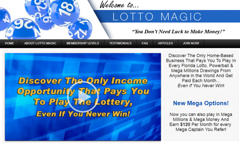 Is Lotto Magic A Scam? Yes It's An Illegal Pyramid Scheme!
